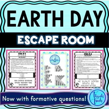 Recycling ESCAPE ROOM - Perfect for Earth Day! Reduce, Reuse, Recycle ...