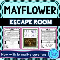 Mayflower ESCAPE ROOM: Mayflower Compact - Pilgrims - Print & Go ...