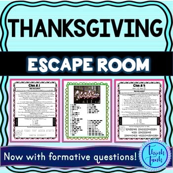 Thanksgiving Around the World Escape Room! Thanksgiving-like traditions ...