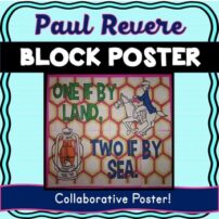 American Revolution Collaborative Poster! Team Work Activity - Paul ...