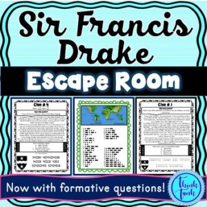 Sir Francis Drake ESCAPE ROOM: Explorers - Spanish Armada - Think Tank ...