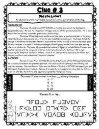 Ancient Egypt ESCAPE ROOM: Pharaohs | King Tut - Think Tank Teacher