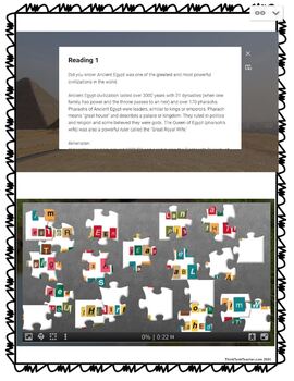 Ancient Egypt DIGITAL ESCAPE ROOM for Google Drive® | Distance Learning ...