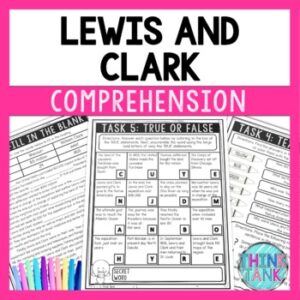 Lewis and Clark Reading Comprehension Challenge - Close Reading
