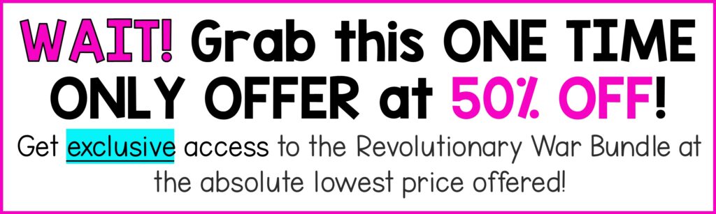 American Revolution Bundle - Think Tank Teacher