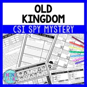 Old Kingdom Ancient Egypt Reading Comprehension CSI Spy Mystery
