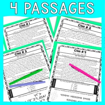 Space Race ESCAPE ROOM Activity - Puzzles and Reading Comprehension ...