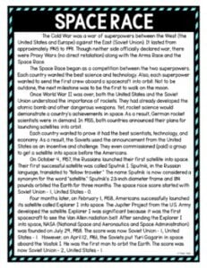 Space Race DIGITAL Reading Passage & Questions Self Grading - Think ...