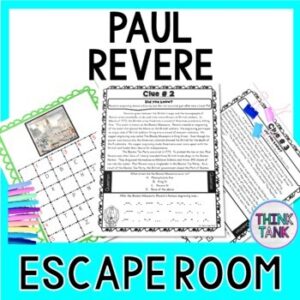 Paul Revere ESCAPE ROOM: American Revolution, Boston Tea Party, Print ...