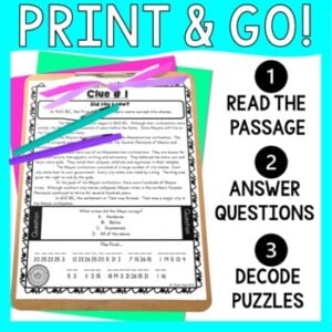 Maya Empire PUZZLE STATIONS: Mayan Civilization, Mexico and ...