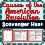 Revolutionary War Causes Scavenger Hunt - Task Cards - Reading ...