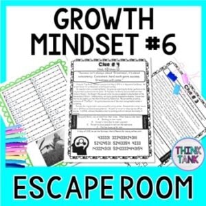 Growth Mindset Bundle- Escape Rooms, Scavenger Hunt, Team Building ...