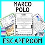 Marco Polo ESCAPE ROOM - Reading Comprehension - Ancient China - Think ...