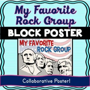 Mount Rushmore Collaborative Poster! President's Day - Team Work ...