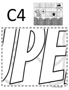 Superhero Collaborative Poster! Team Work - Our Class is SUPER - Think ...
