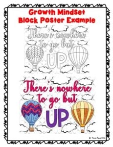 Growth Mindset Collaborative Poster! Team Work - Back to School - Think ...