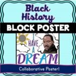 Martin Luther King Collaborative Poster! Black History - Team Work ...