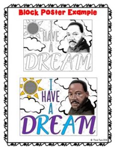 Martin Luther King Collaborative Poster! Black History - Team Work ...
