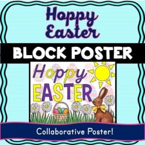 Easter Collaborative Poster! - Team Work Activity - Hoppy Easter ...