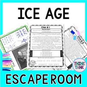 Ice Ages Escape Room - Reading Comprehension - Earth Science - Think ...