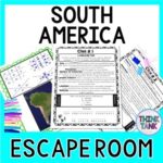 Continents Escape Rooms BUNDLE - World Geography - Think Tank Teacher