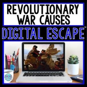 Revolutionary War Causes DIGITAL ESCAPE ROOM | Distance Learning ...