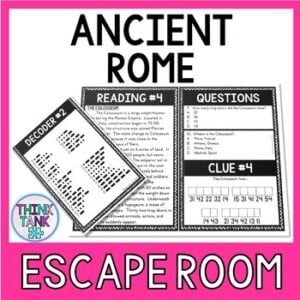 Ancient Rome Escape Room Activity - Think Tank Teacher