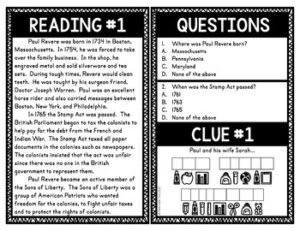 Paul Revere Escape Room Activity - Think Tank Teacher