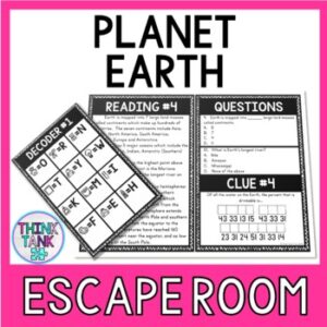 Planet Earth Escape Room Activity - Think Tank Teacher