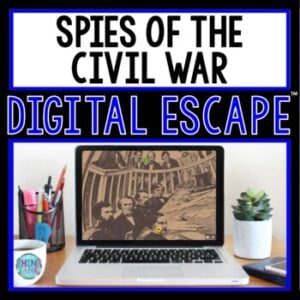 Spies of the Civil War DIGITAL ESCAPE ROOM for Google Drive® | Distance ...