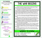 French and Indian War DIGITAL Reading Passages & Text Marking