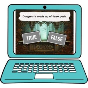 U.S Constitution Interactive Google Slide Presentation Distance Learning