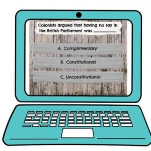 Boston Tea Party Interactive Google Slides presentation