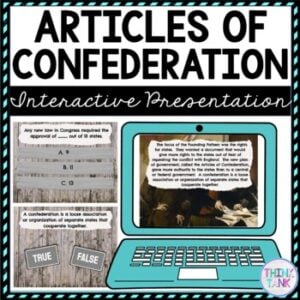 Articles of Confederation Interactive Google Slides™ | Distance Learning