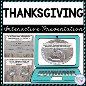 Thanksgiving Interactive Google Slides™ Presentation | Distance Learning