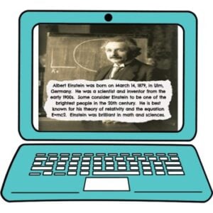 Albert Einstein Interactive Google Slides™ Presentation