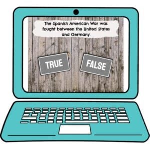 Spanish American War Interactive Google Slides™ Presentation