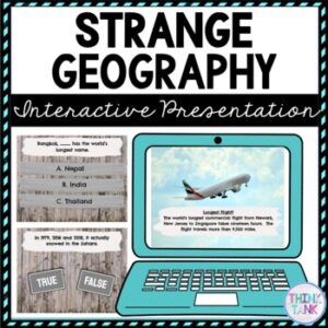 Strange Geography Interactive Google Slides™ Presentation