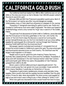 California Gold Rush DIGITAL Reading Passage and Questions