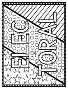 Electoral College Color by Number, Reading Passage and Text Marking