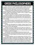 Greek Philosophers DIGITAL Reading Passage and Questions