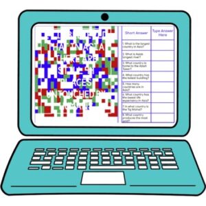 Asia Secret Message Activity for Google Sheets™ | Distance Learning