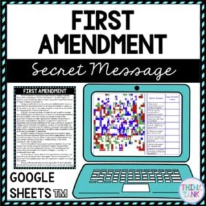 First Amendment Secret Message Activity for Google Sheets™