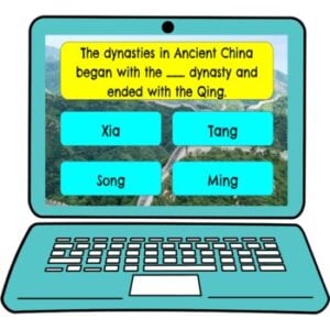 Ancient China Review Game Board | Digital | Google Slides