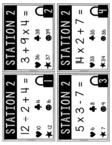 Order of Operations Escape Room | Without Parentheses | Math Activity