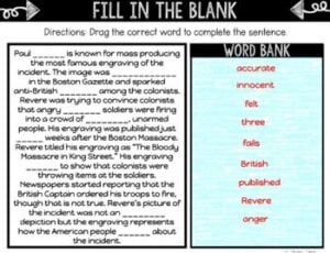 Boston Massacre DIGITAL Interactive Notebook | American Revolution