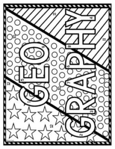 Strange Geography Color by Number, Reading Passage and Text Marking