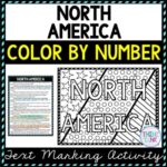 North America Color by Number, Reading Passage and Text Marking