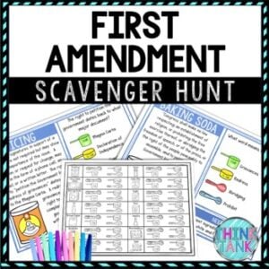 First Amendment Activity - Scavenger Hunt Challenge - Bill of Rights