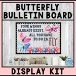 Think Tank Teacher - Butterfly theme bulletin board
